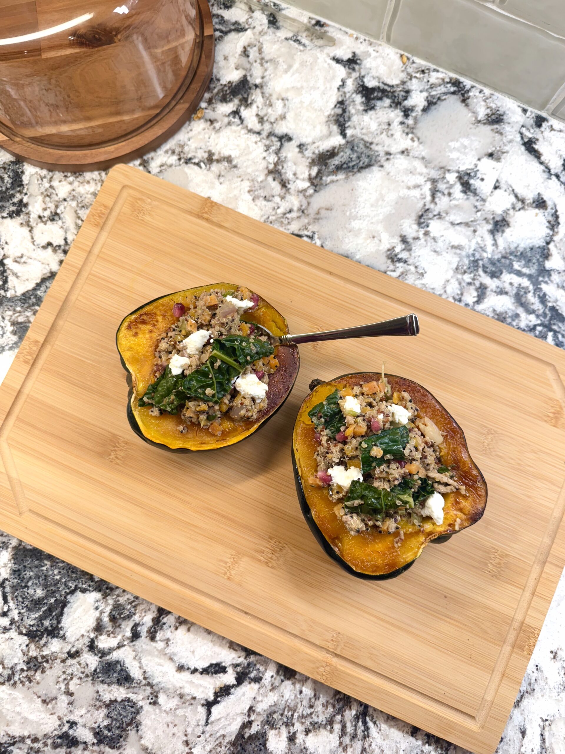 Loaded Acorn Squash - Showit Blog